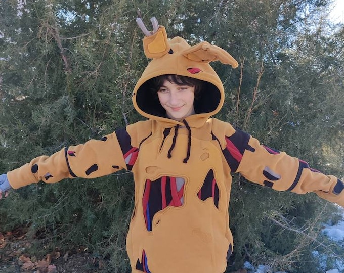 Springtrap FNAF Themed Hoodie in Plush Anti-pill Fleece With Gory ...