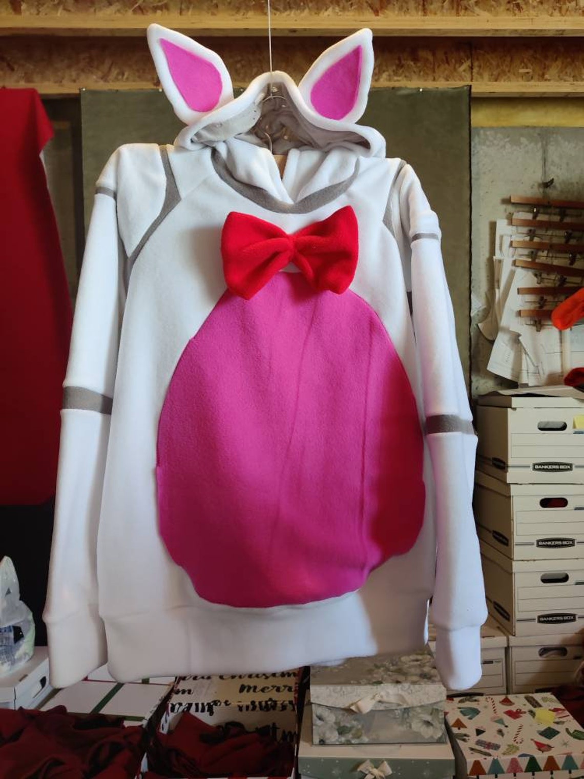 FNAF Mangle Hoodie adult Sizes in Warm Anti-pill Fleece With - Etsy