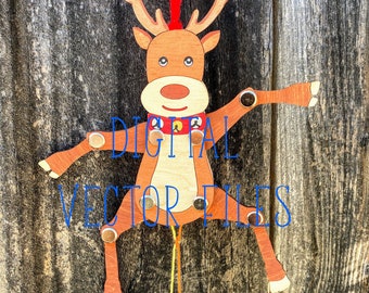 Snowman Jumping Jack Ornament Christmas Holiday Winter Door | Etsy