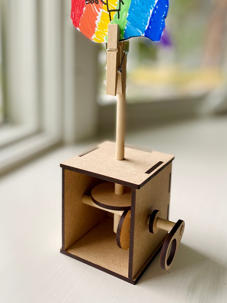 Automata Toy Digital File Mechanical Wooden Toy SVG Laser - Etsy