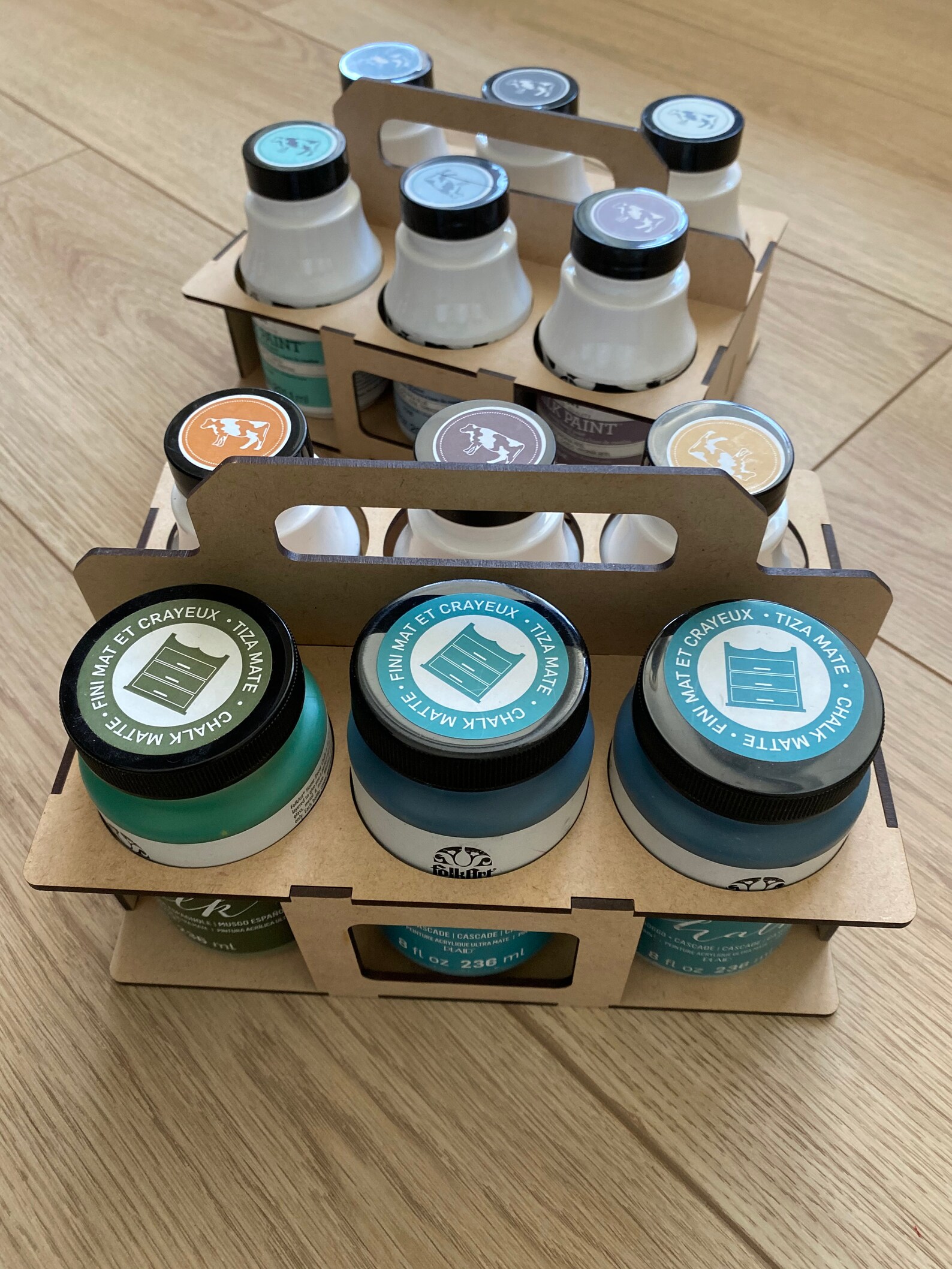 Paint Caddy for Chalk Paint Milk Paint Spray Paint for 8oz - Etsy