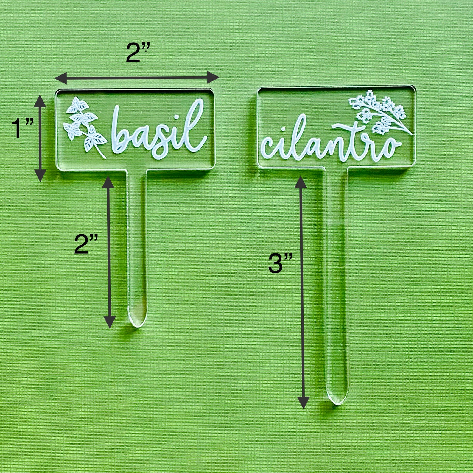 Durable Garden Stakes Great as Kitchen Herb Signs Succulent - Etsy