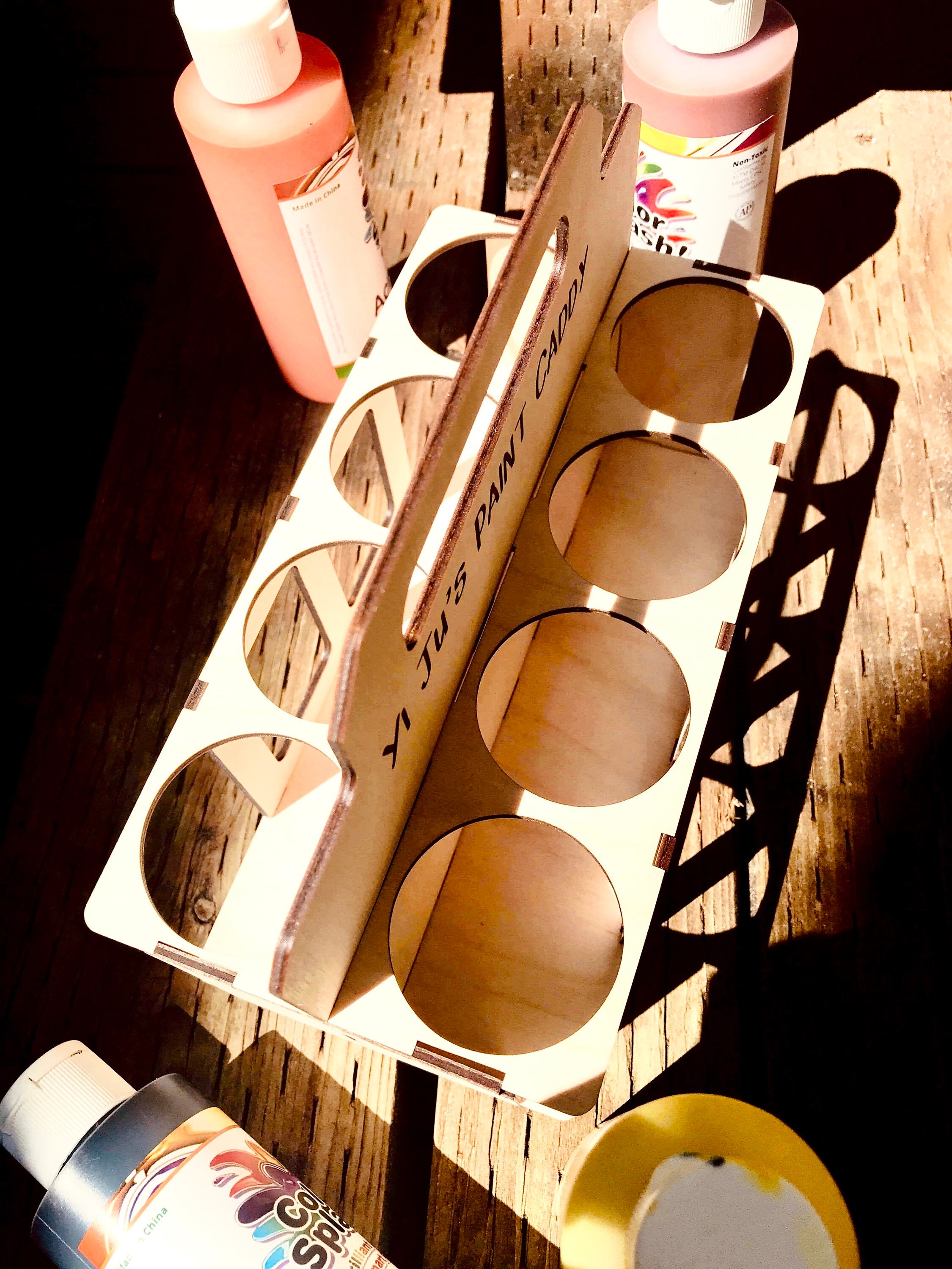 Paint Caddy for 8oz Acrylic Paint Bottles Liquid Watercolor | Etsy