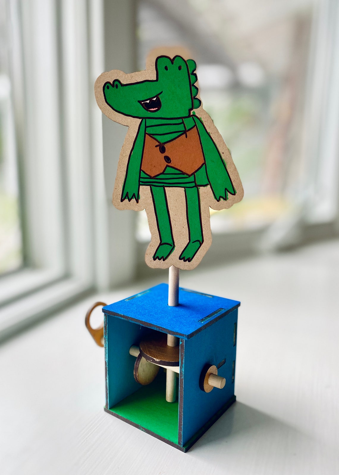 Automata Toy Digital File Mechanical Wooden Toy SVG Laser | Etsy