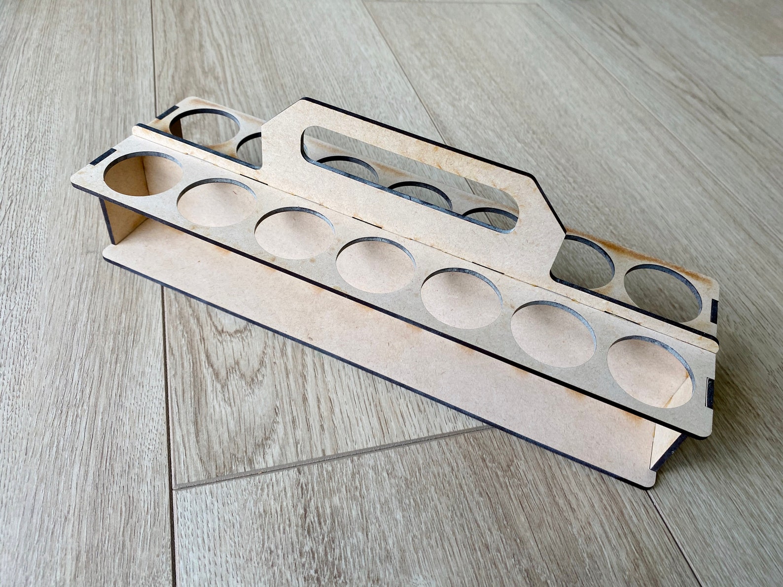 Paint Caddy for 2 Oz Paint Bottles, Acrylic Paint Storage Laser Cut ...