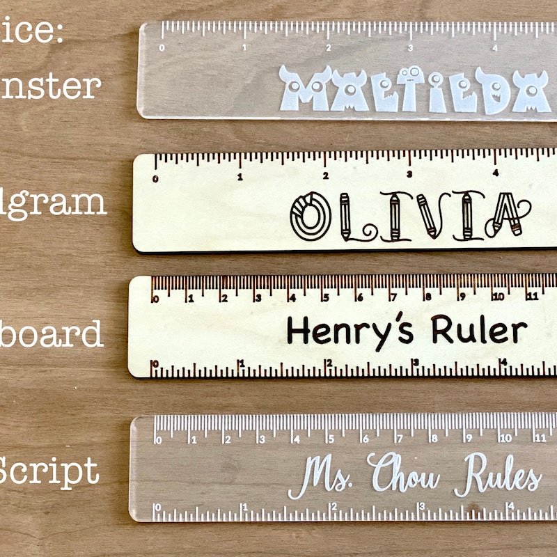 Ruler Wood - Etsy
