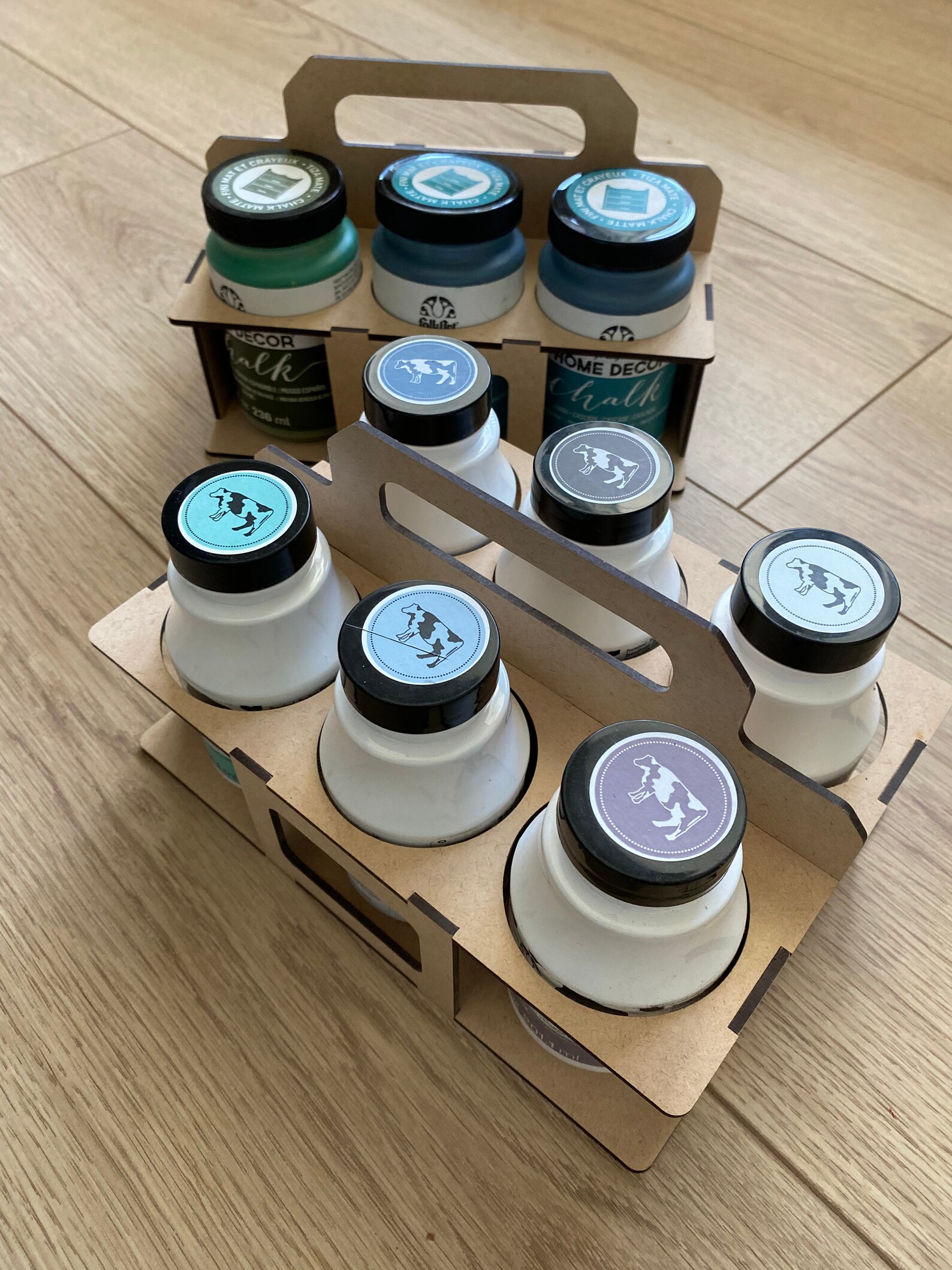 Paint Caddy for Chalk Paint Milk Paint Spray Paint for 8oz - Etsy