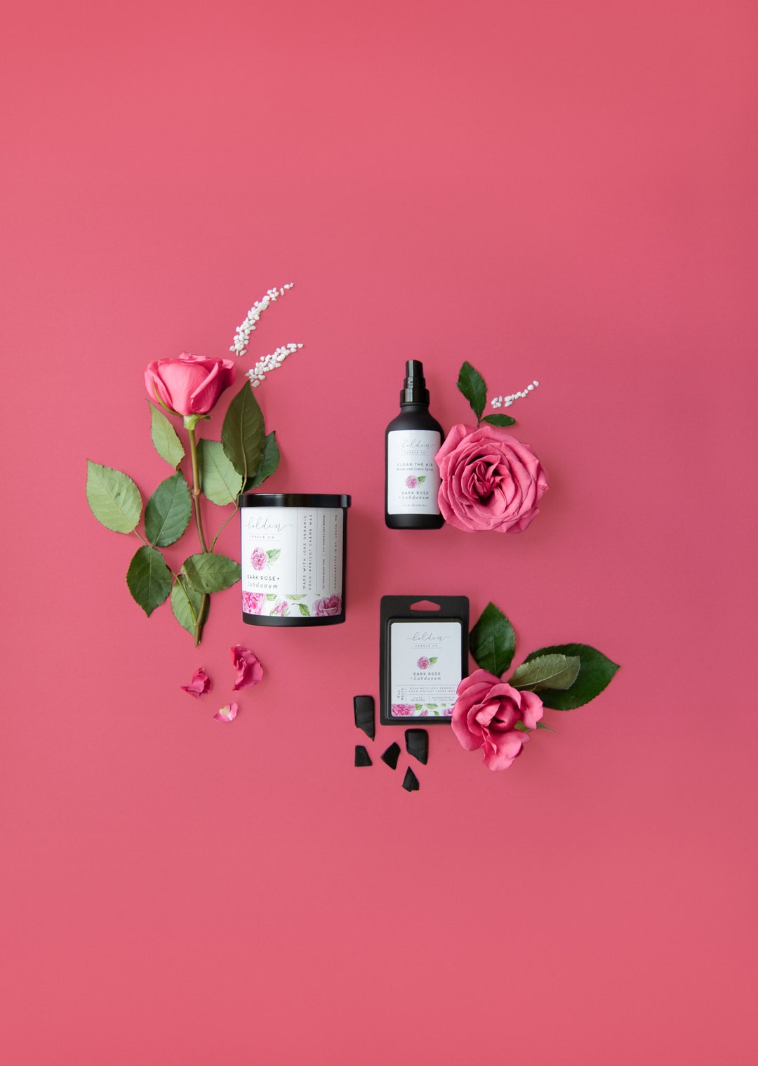 Scent No. 14 Dark Rose Labdanum Candle Cotton Wick Handmade Candle ...