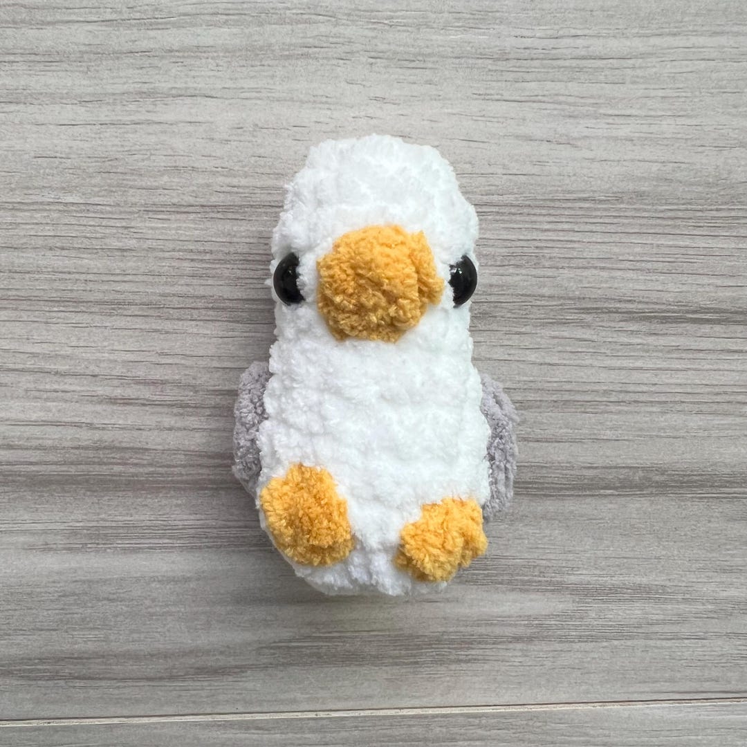 Mini Crochet Seagull Plushie | Handmade | Ready to Ship - Etsy