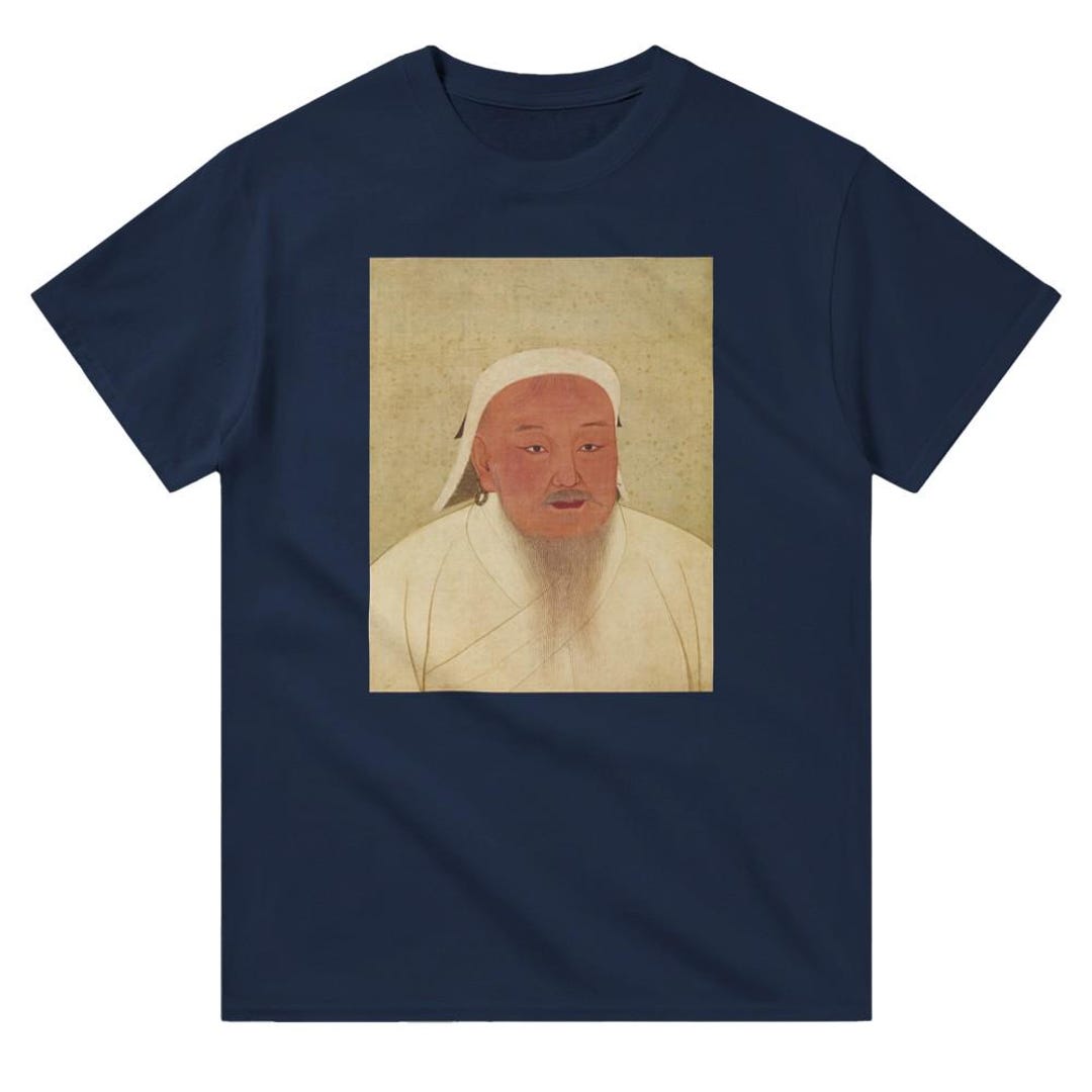 Genghis Khan 13th Century Portrait Heavyweight Unisex Crewneck T-shirt ...