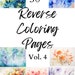 Vol#4-50 DIGITAL REVERSE COLORING - Etsy