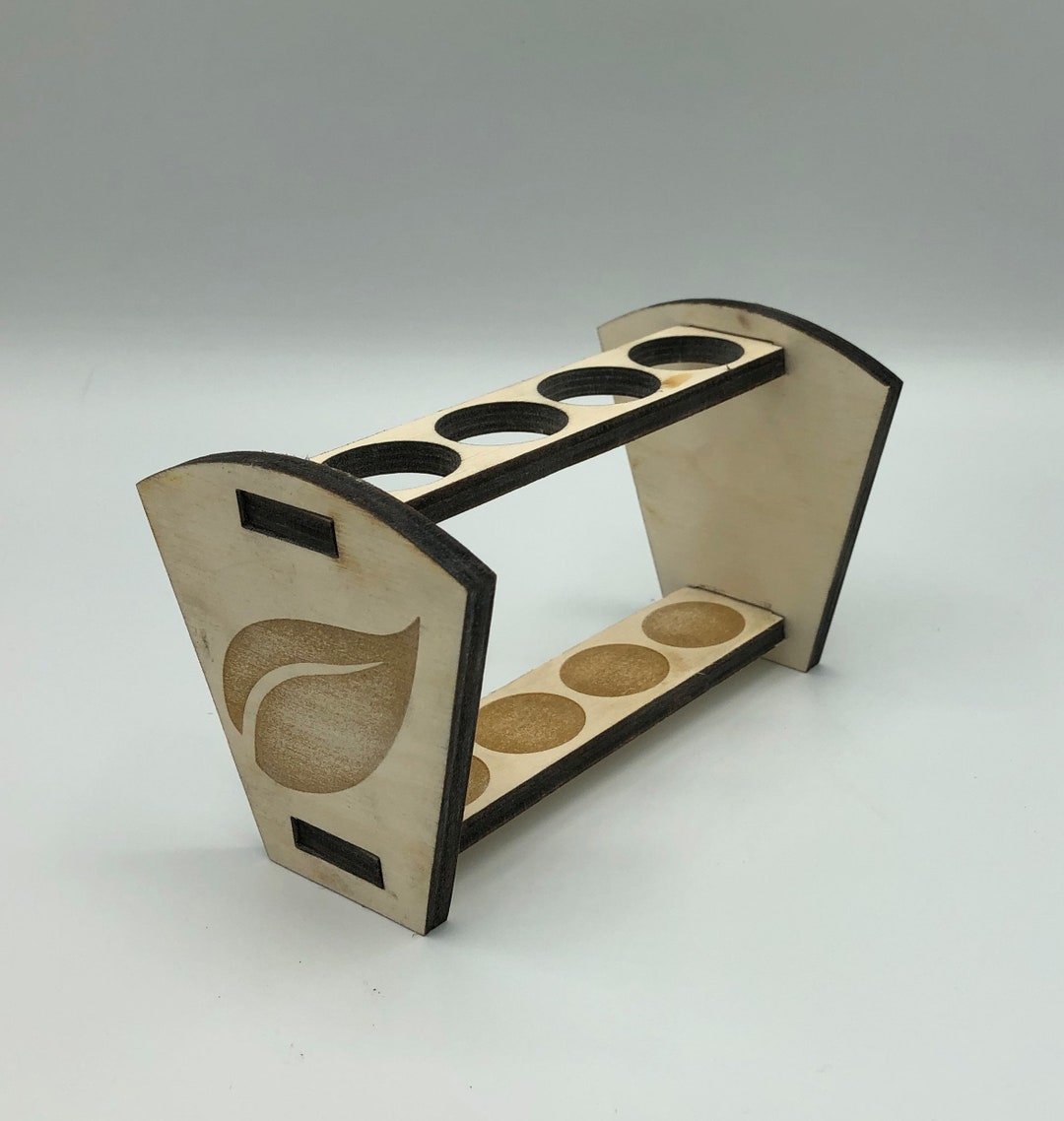 Wooden Essential Oil Roller Bottle Stand - Etsy