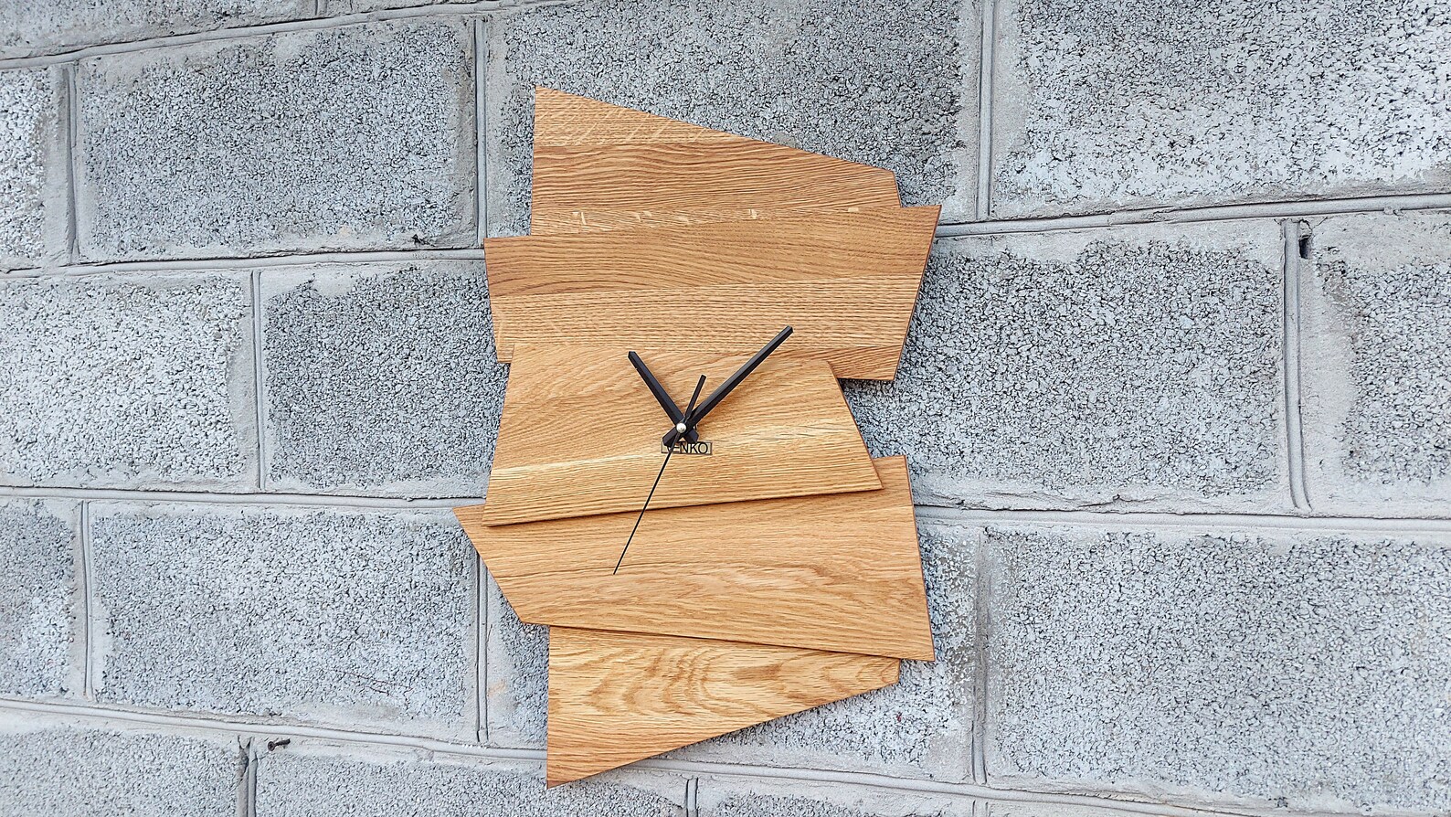 Large Wooden Clock for Interior, Wall Clock for Design, Home Interior ...