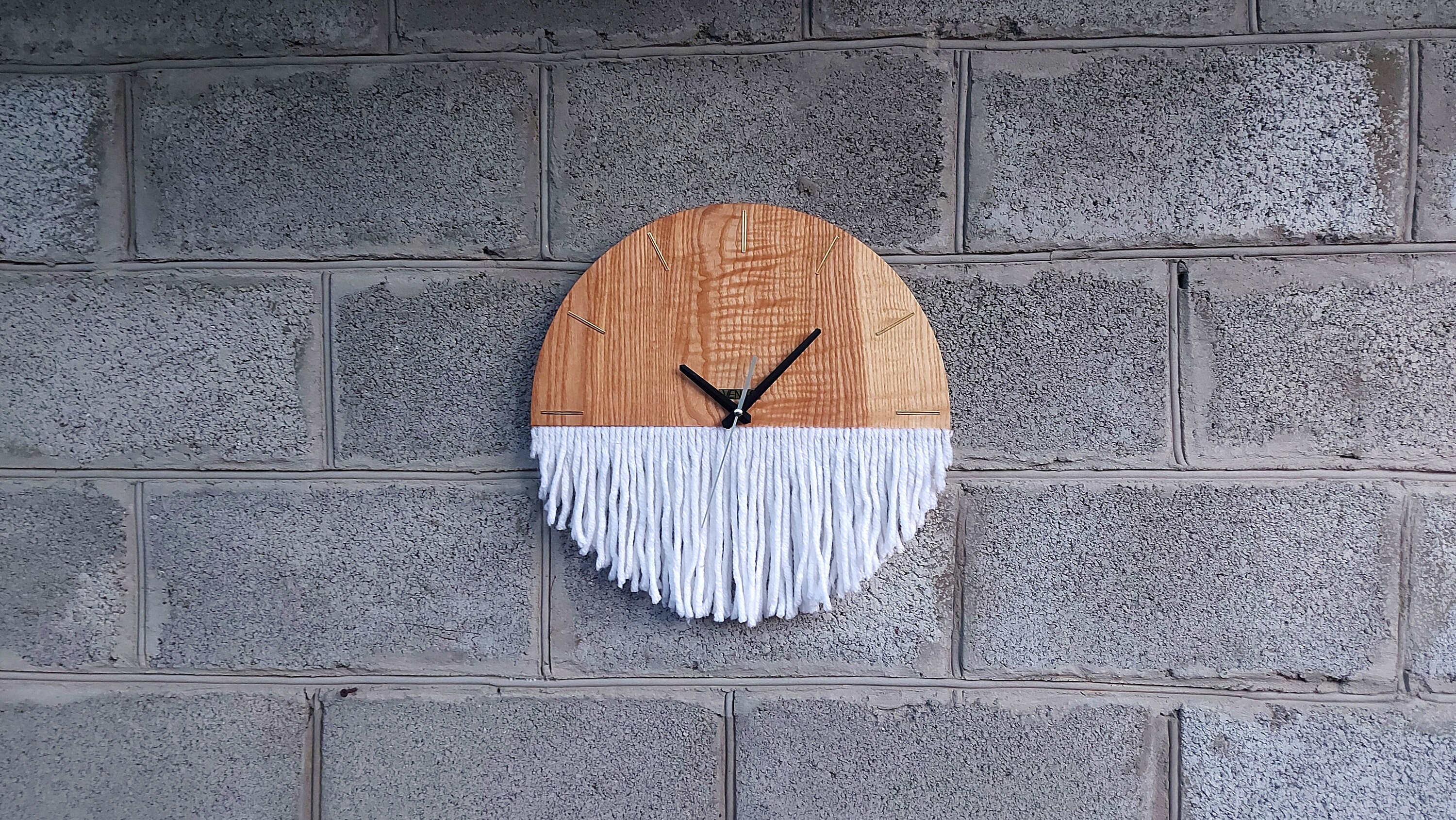 Large Designer Wall Clock, Wooden Clock, Panel Clock, Interior Clock ...