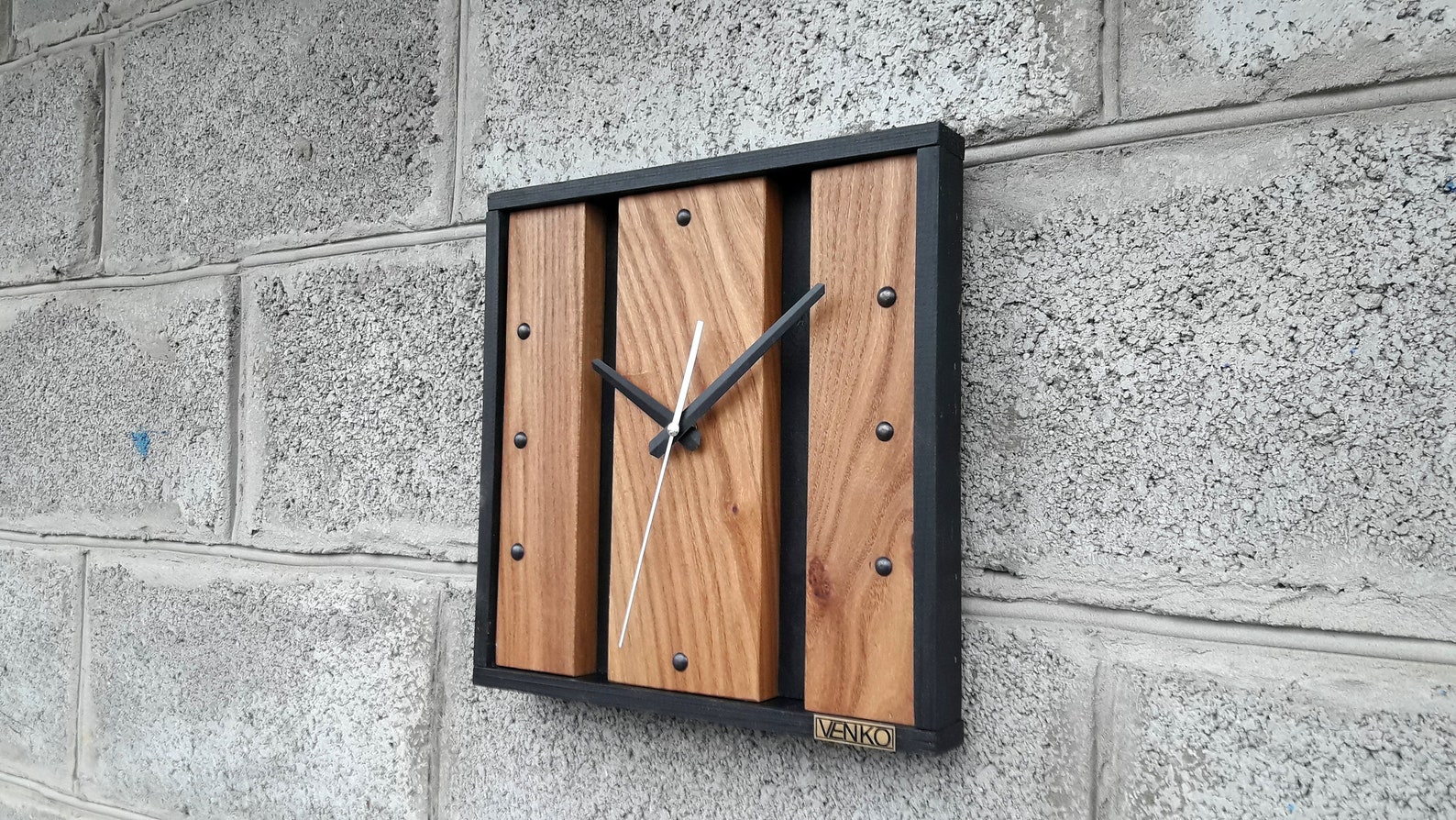 Wall Clock With a Beautiful Tree Industrial Wall Clock | Etsy