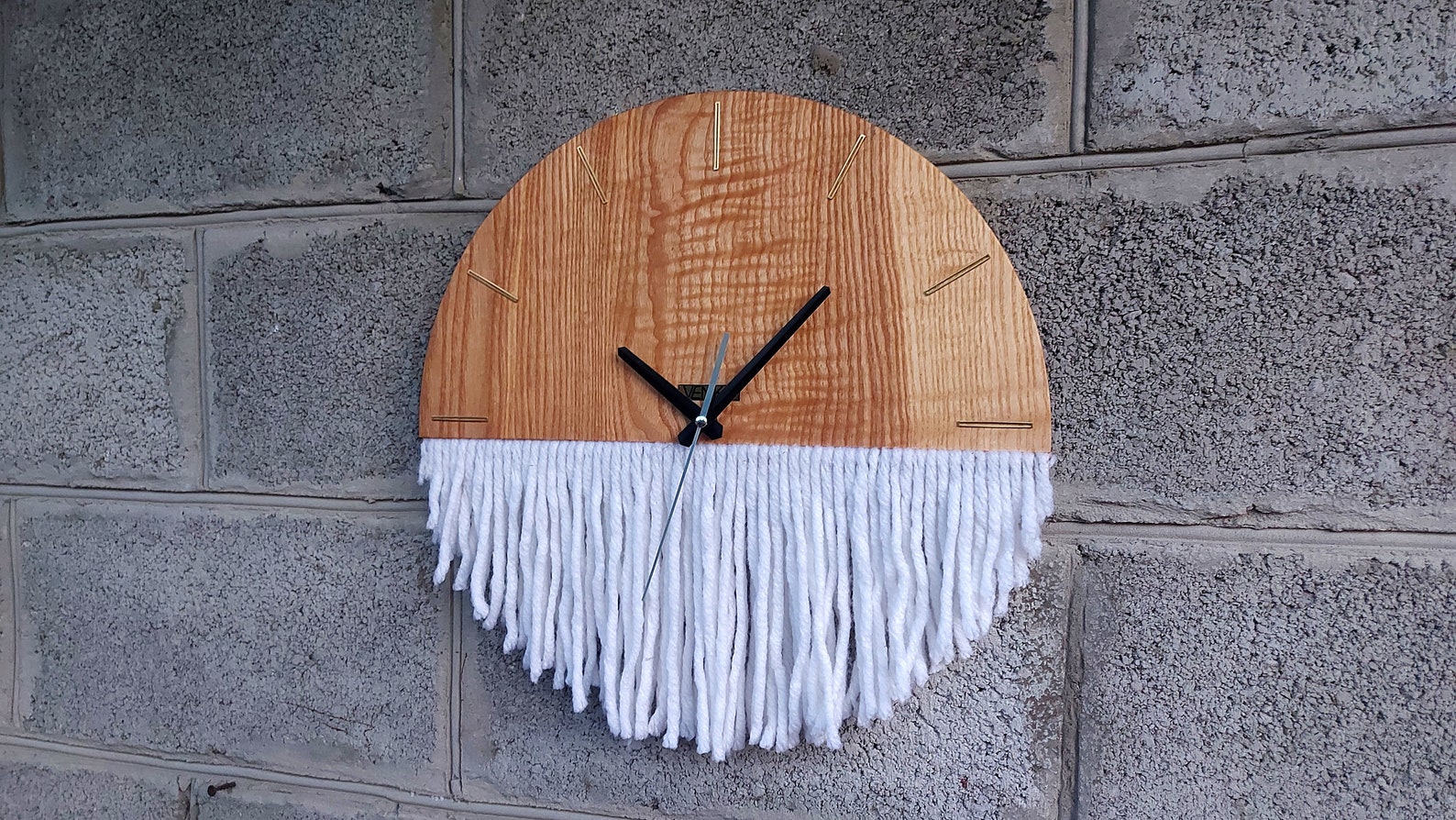 Large Designer Wall Clock, Wooden Clock, Panel Clock, Interior Clock ...