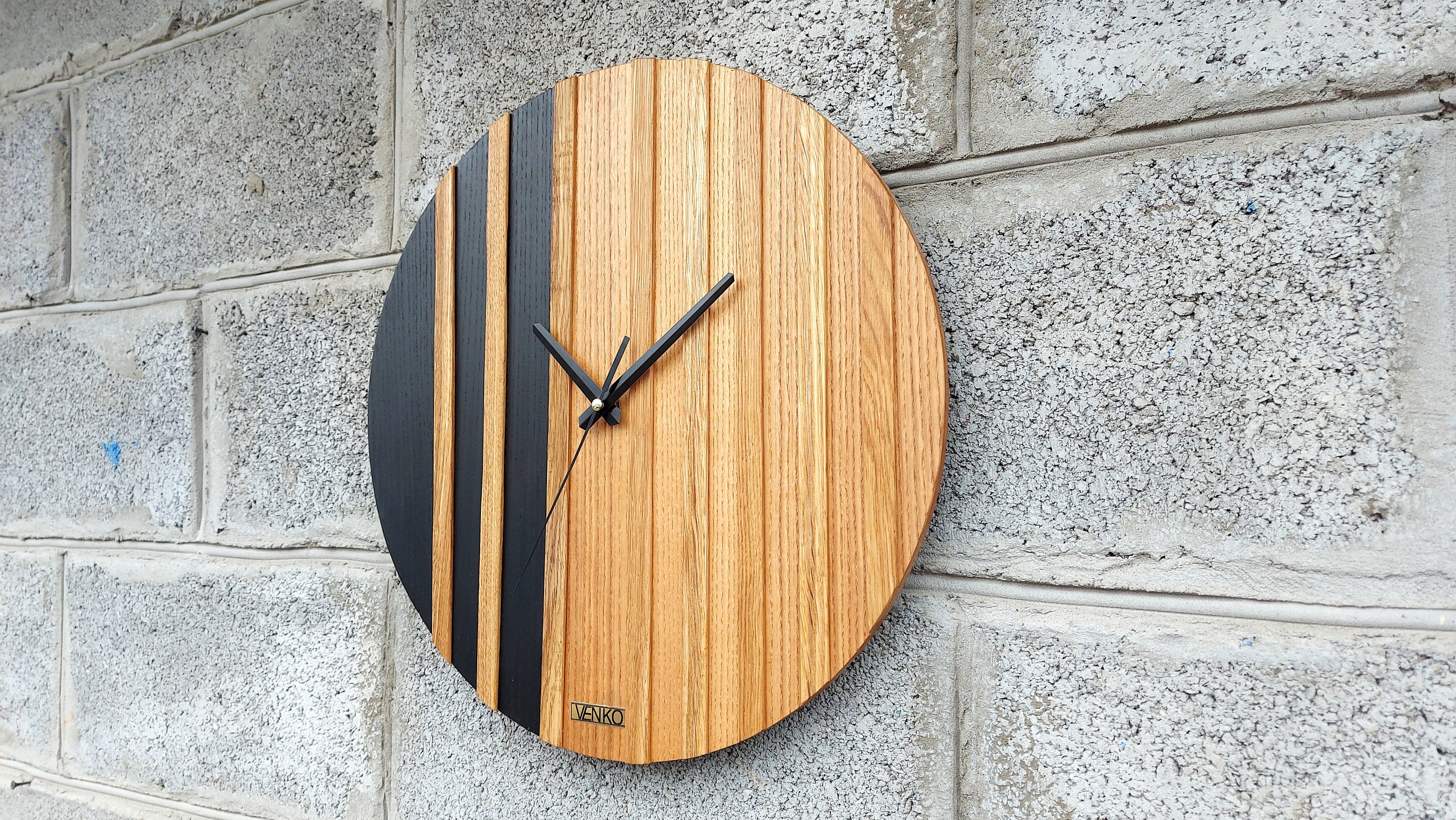 Artisan Wood Wall Clock Add Natural Elegance to Your Space - Etsy