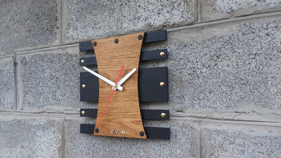 Incredibly Cool Wall Clock Industrial Wall Clock Unique Wall - Etsy