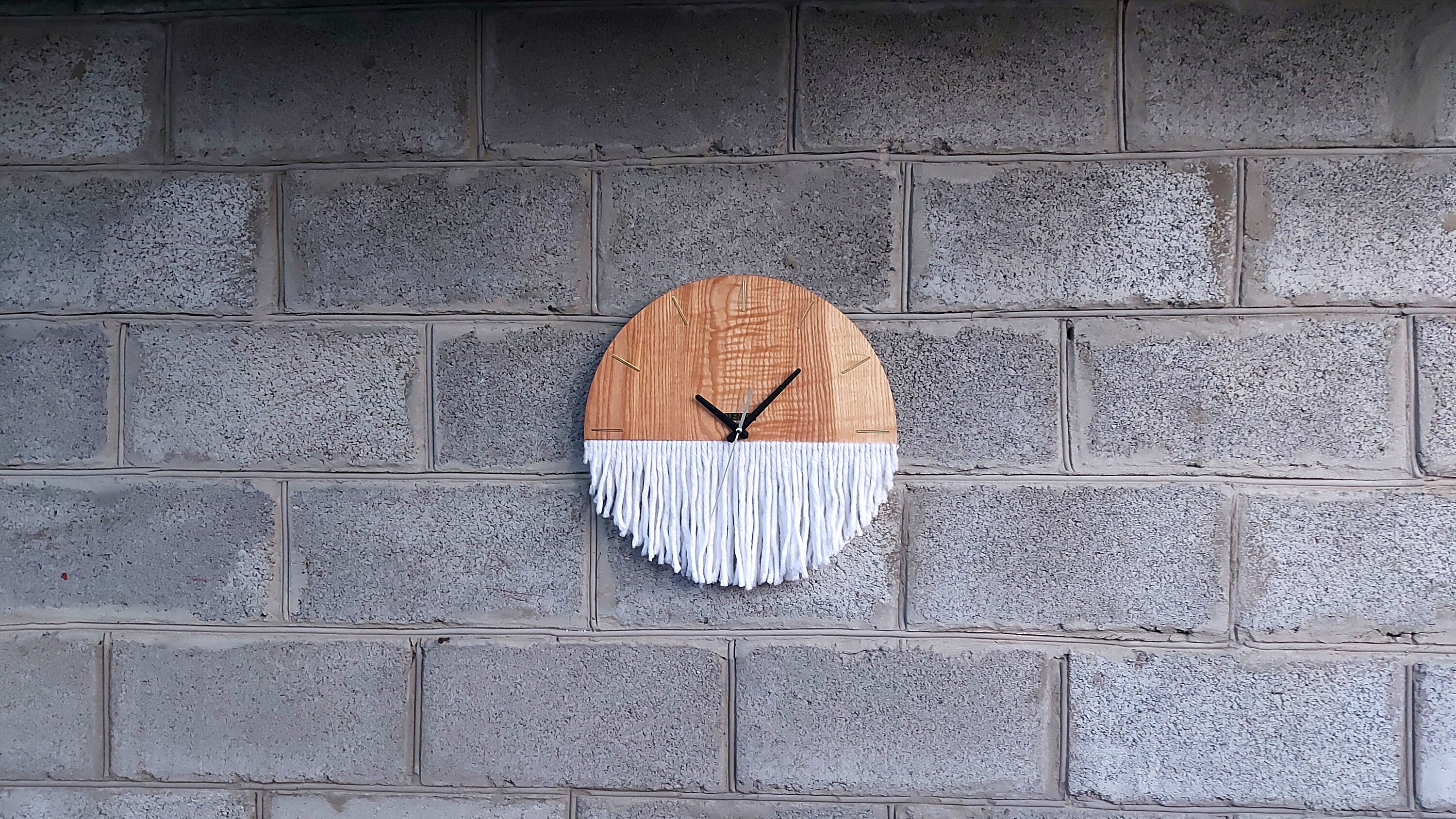 Large Designer Wall Clock, Wooden Clock, Panel Clock, Interior Clock ...