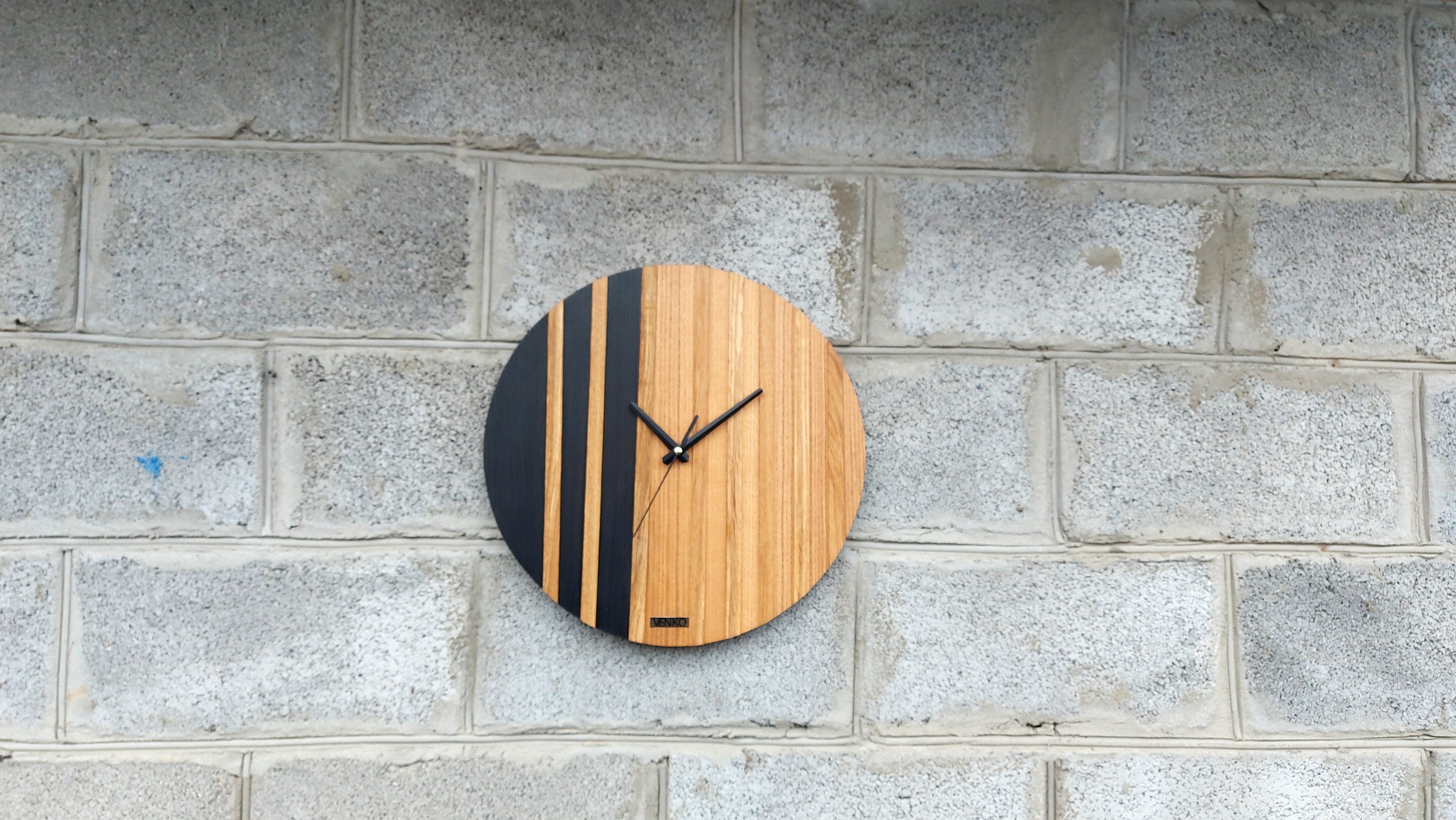 Artisan Wood Wall Clock Add Natural Elegance to Your Space - Etsy