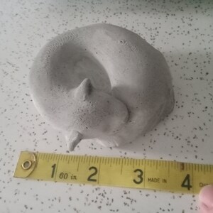 Ferret Garden Stone Ferret Cement Statue Outdoors Grave Marker Sleeping ...