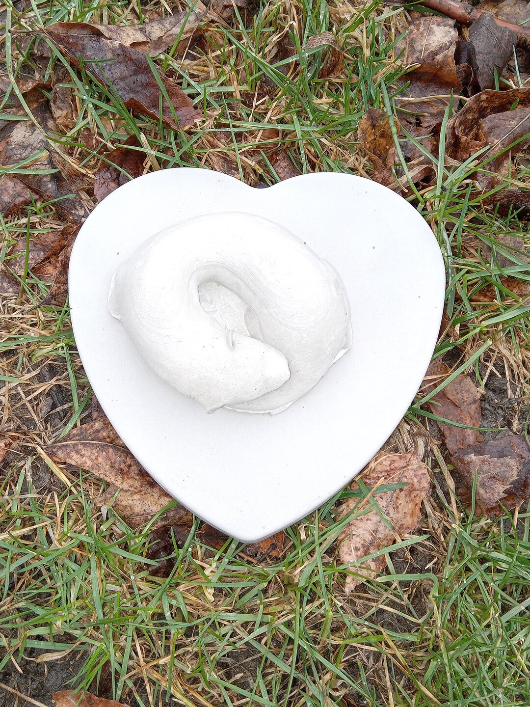 Ferret Garden Stone Ferret Cement Statue Outdoors Grave Marker Sleeping ...