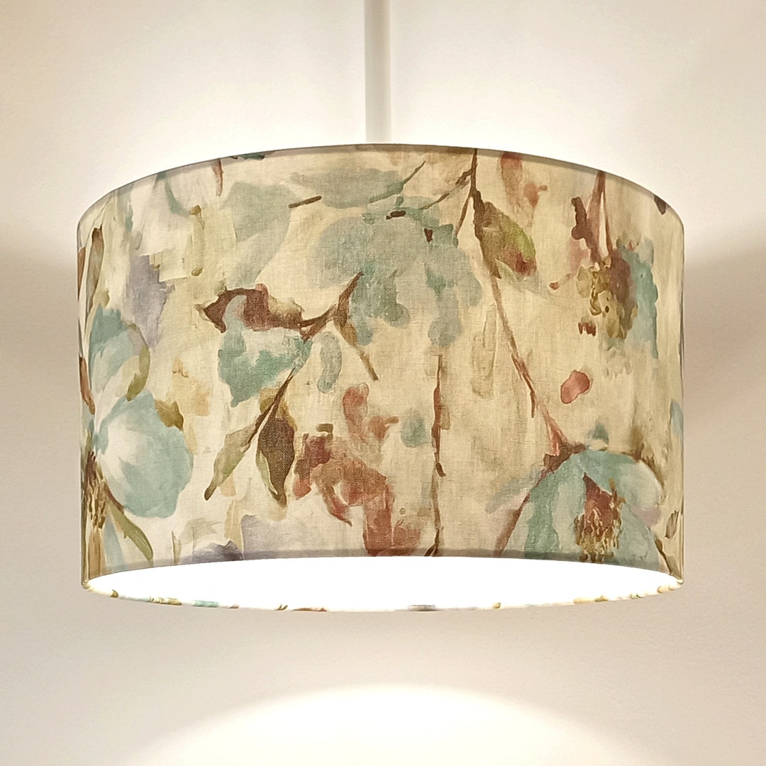 FLORAL Handmade Lamp Shade by Abajur. - Etsy