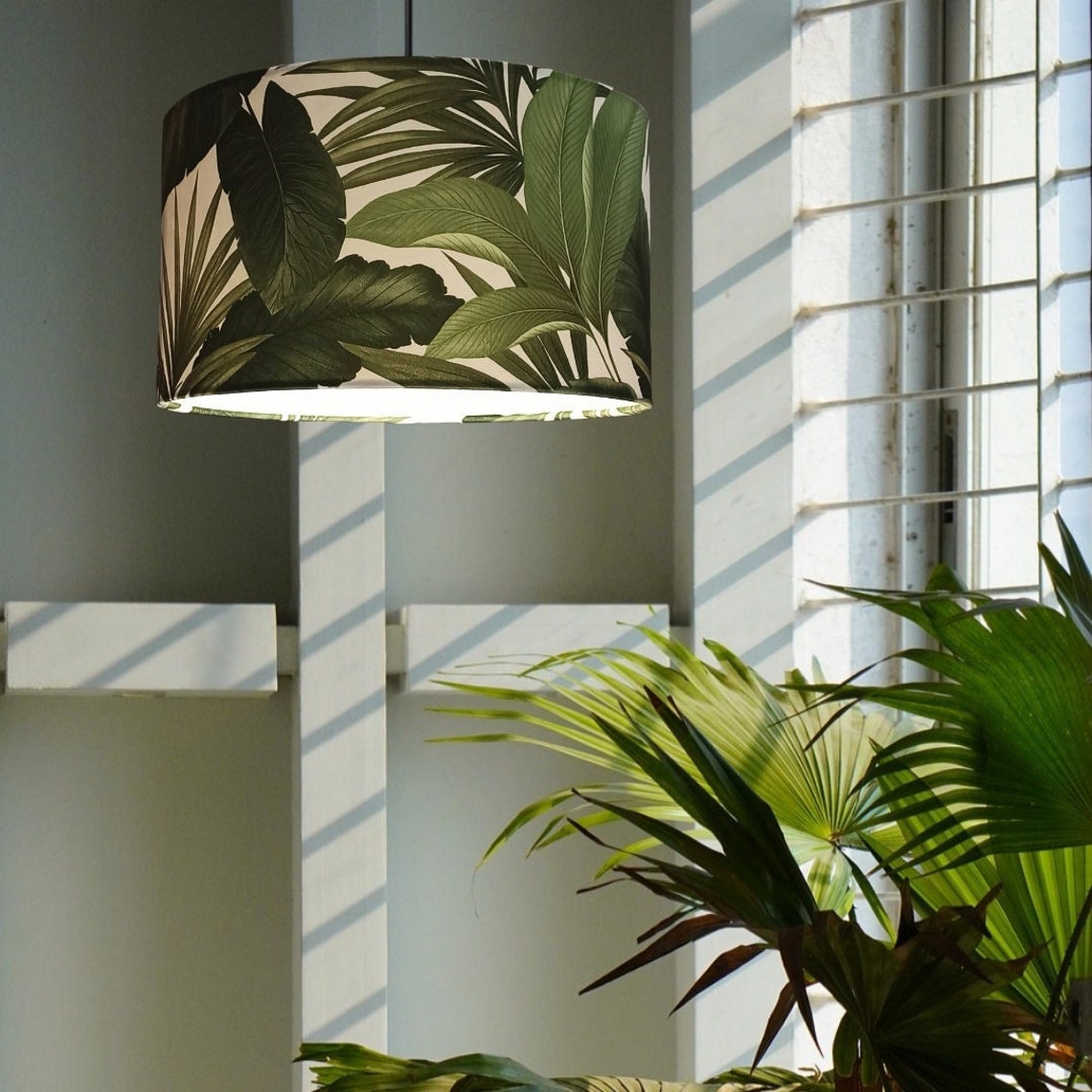 TROPICAL VELVET-X Handmade Lamp Shade by Abajur. - Etsy