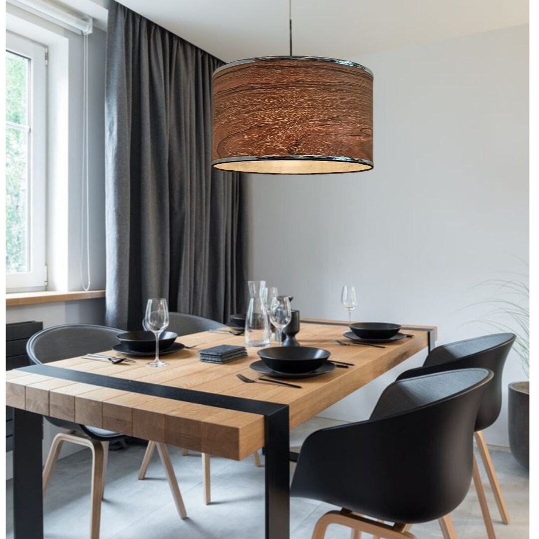 Scandinavian Natural Wood Veneer Handmade Lamp Shade, Modern Light,by ...