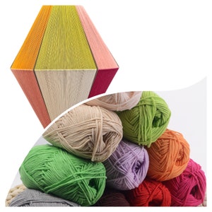 ZANTE-3800, Handmade YARN Lamp Shade,large Woven Bon Bon Lampshade ...