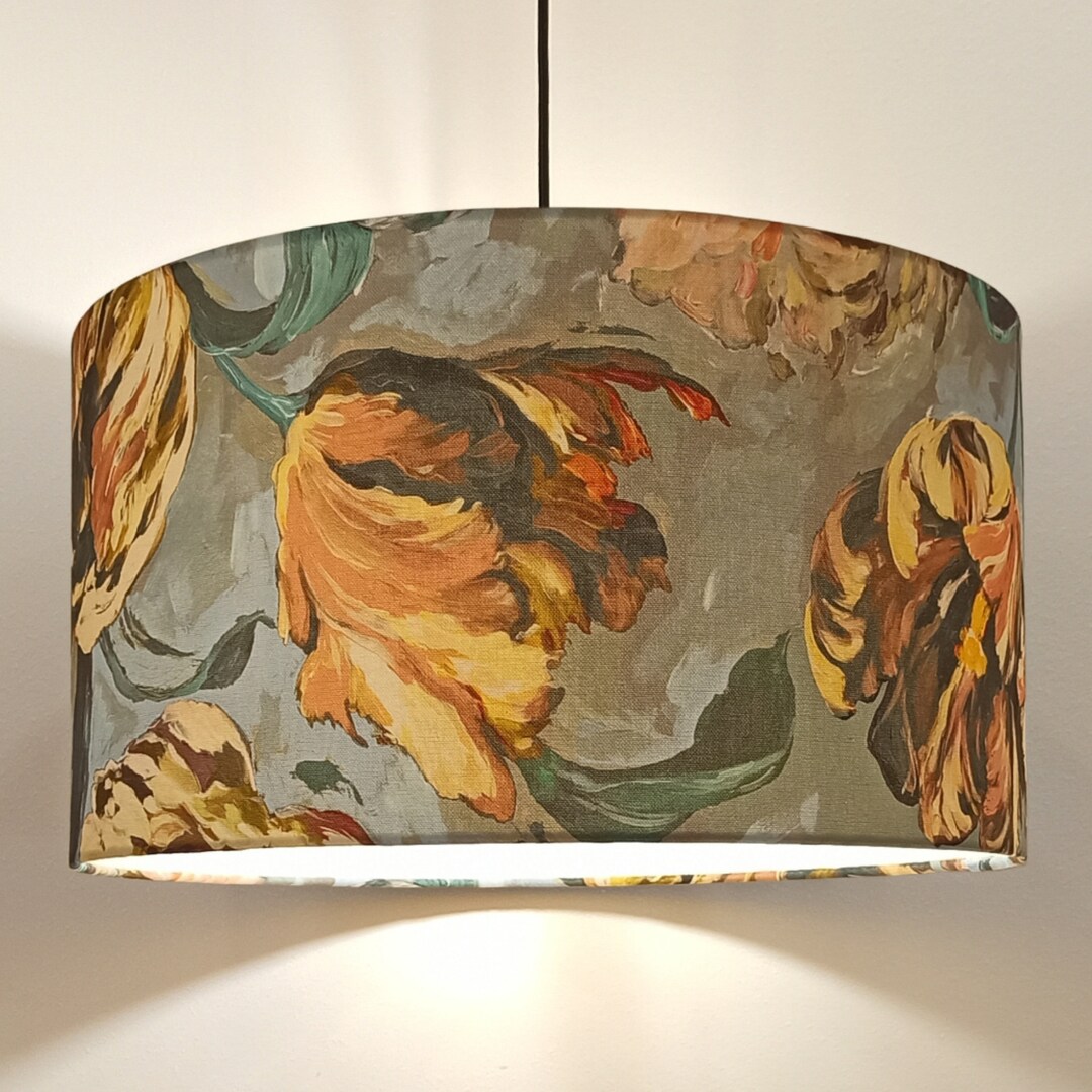 FLOWERS, Handmade Lamp Shade by Abajur. - Etsy