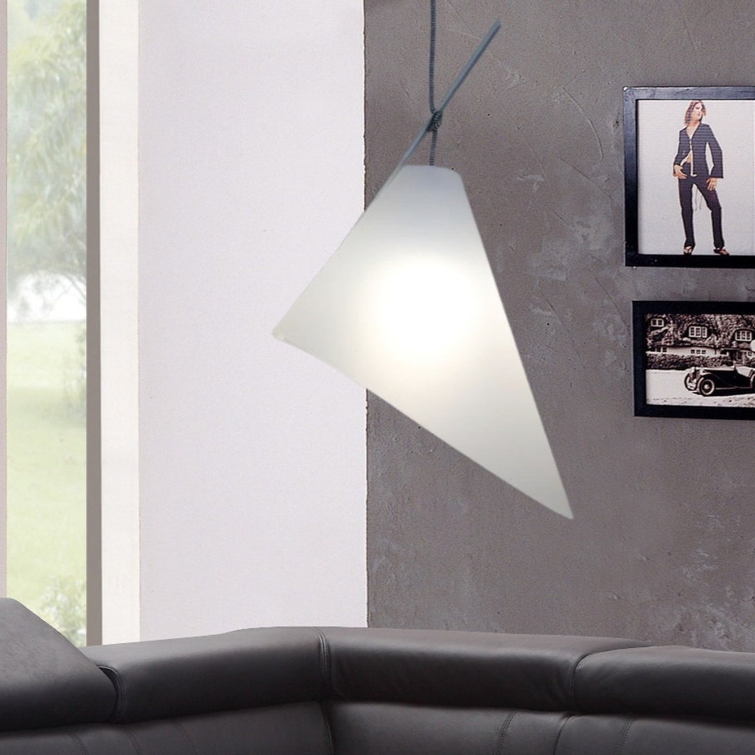 ELLIPSE POLY Minimalistic Pendant Lamp, Polypropylene Light ...