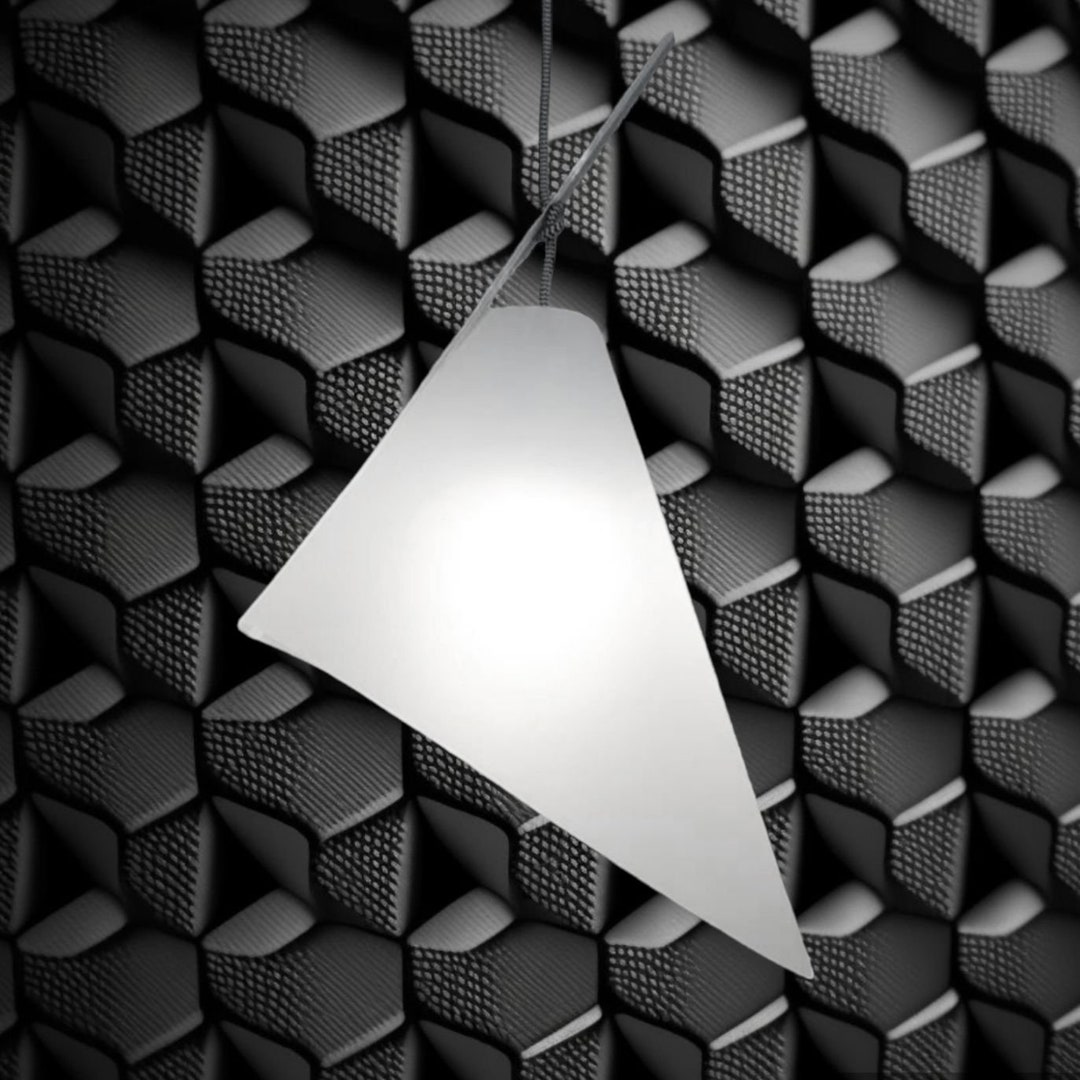 ELLIPSE POLY Minimalistic Pendant Lamp Polypropylene Light - Etsy