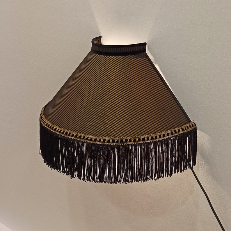 Half-shade Plug-in Wall Sconce, Bohemian Wall Lamp,by Abajur. - Etsy