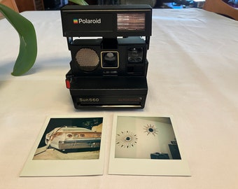 Polaroid Sun 660 AF Auto Focus Instant Film Camera Tested Works - Etsy