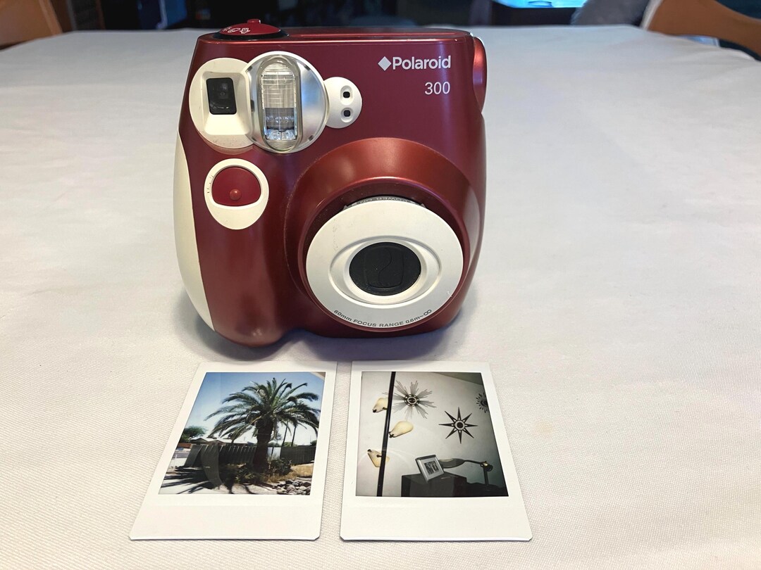 Film Tested Metallic Red Polaroid 300 Instant Camera (instax Mini 7s ...