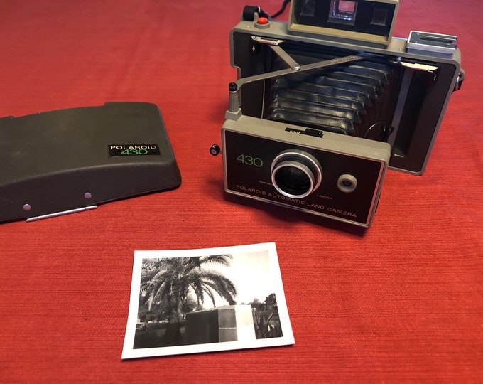 Vintage Mid 1970's Polaroid 430 Instant Camera. Film Tested Working ...