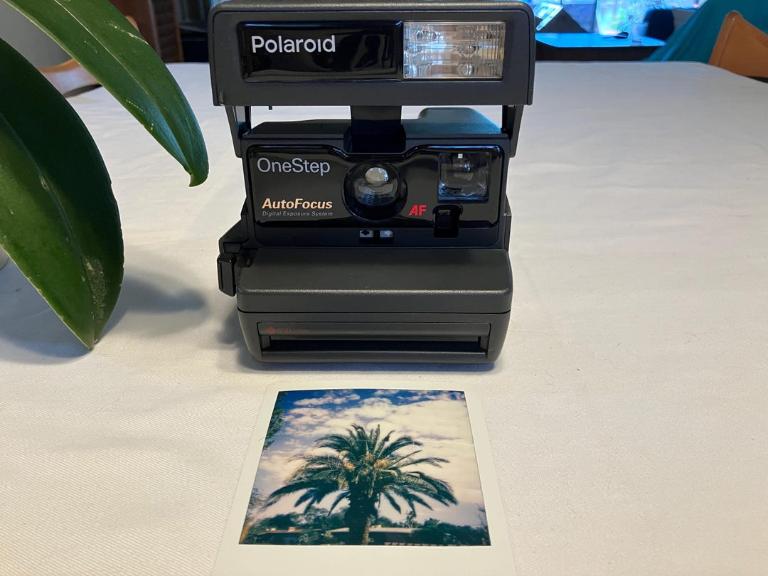 1990's Polaroid 600 Onestep Autofocus DES Instant Camera. Clean, Tested ...