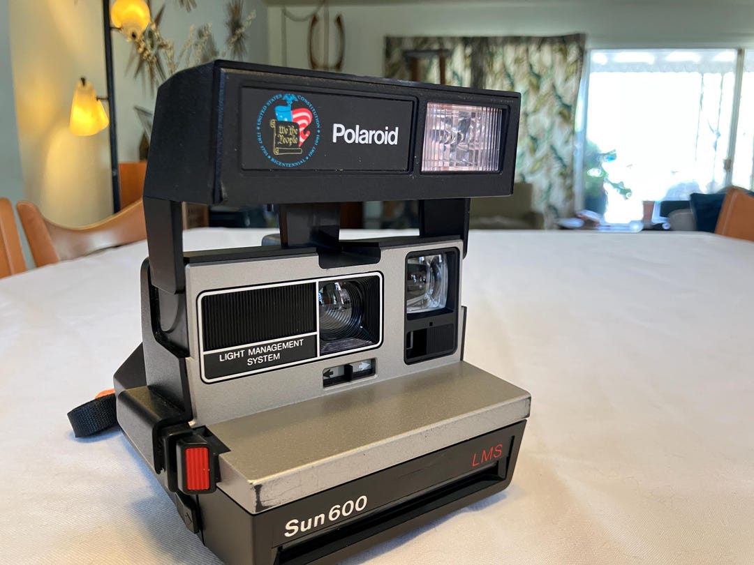 Very Rare Film Tested 1980's Polaroid Sun 600 LMS "u.s Constitution ...