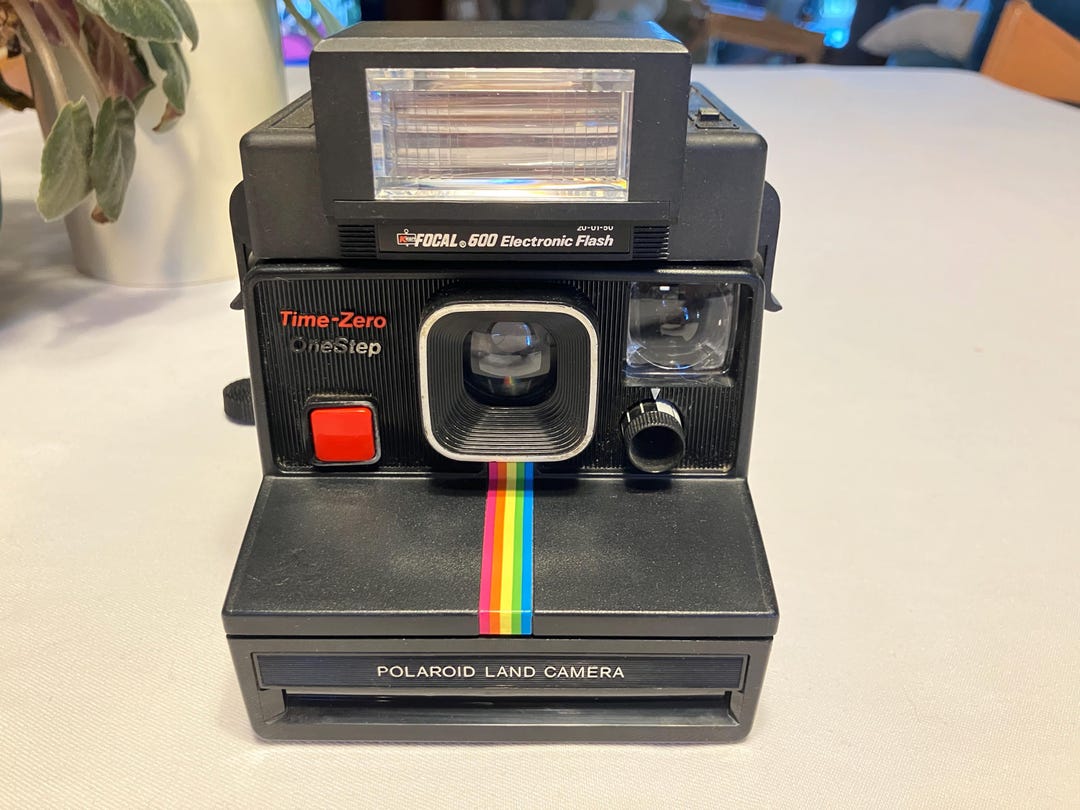 Film Tested Vintage 1980's Polaroid Time-zero One Step SX-70 Instant ...