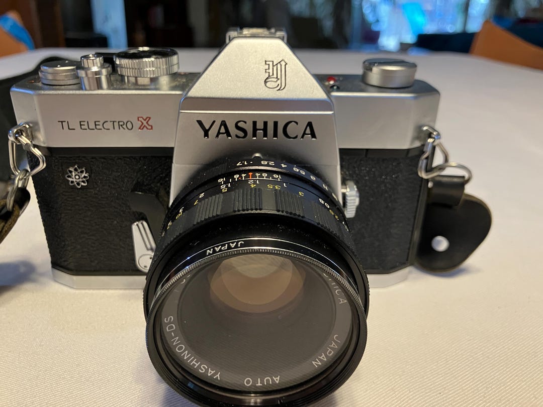 Vintage 1968 Yashica Tl-electro X 35mm SLR Camera W/ Yashinon-ds 50mm 1 ...