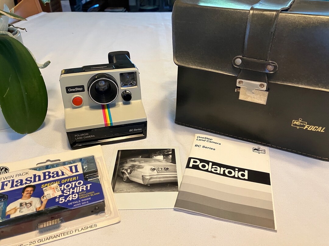 Iconic 1970's Film Tested Rainbow Stripe Polaroid One Step SX-70 ...