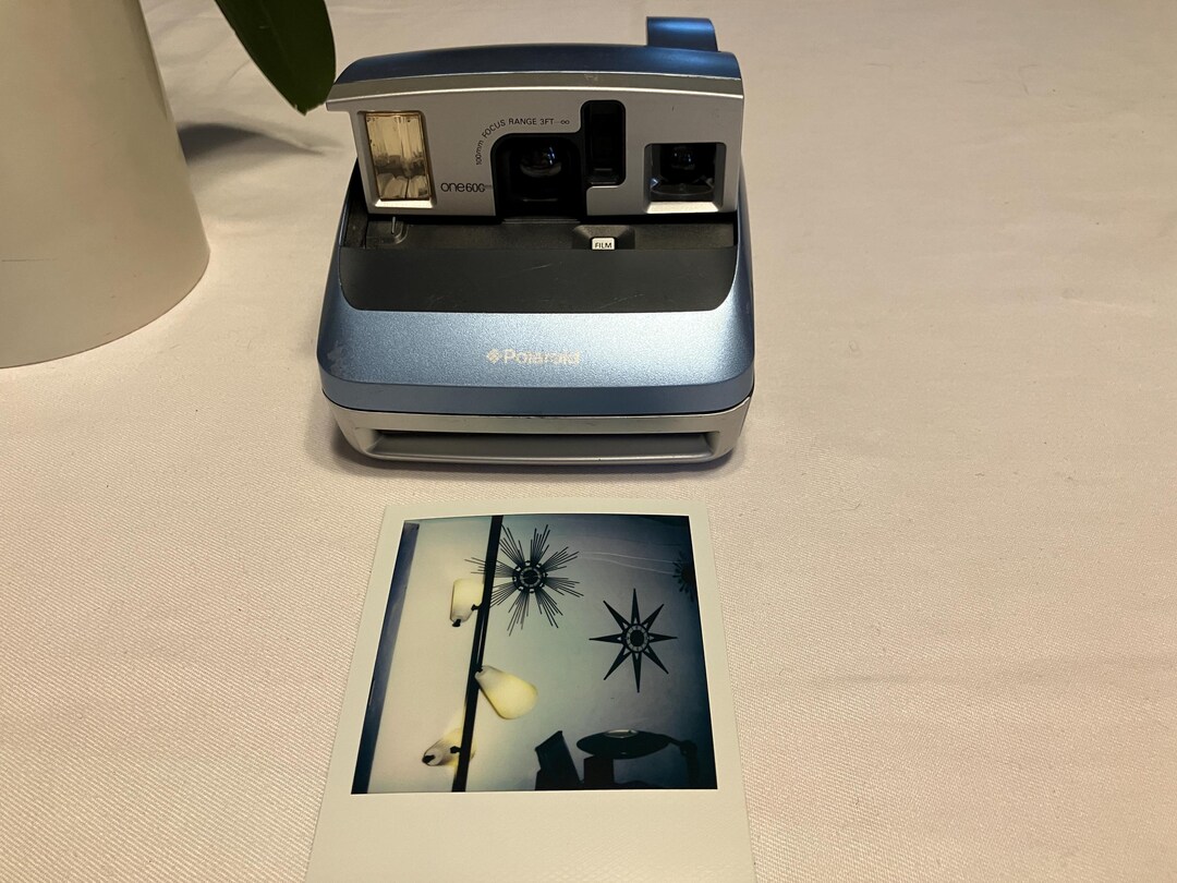 Blue Polaroid One600 Classic Instant Camera. Film Tested! Working ...