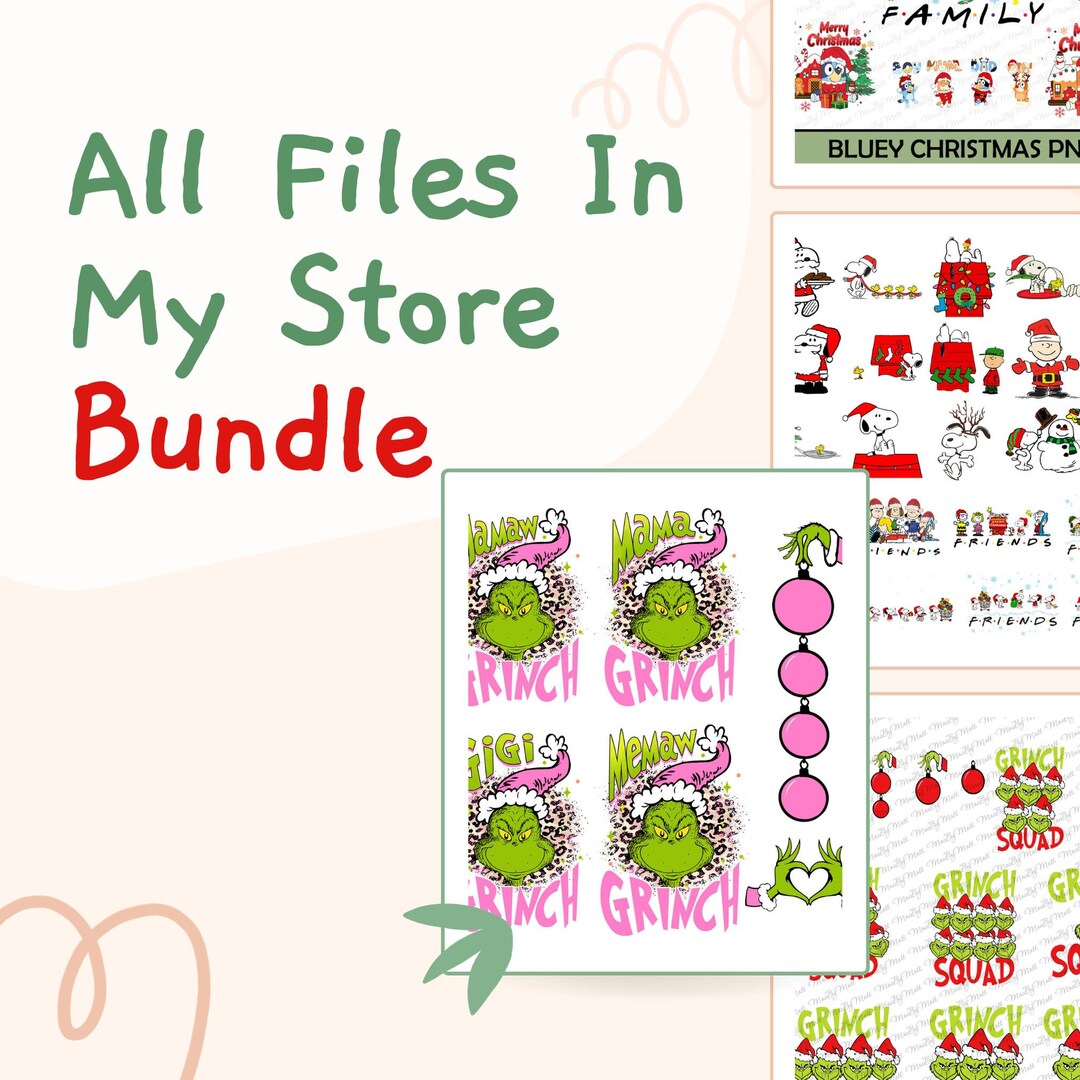 Whole Shop Bundle Whole Shop Bundle Png Svg Bundles for - Etsy