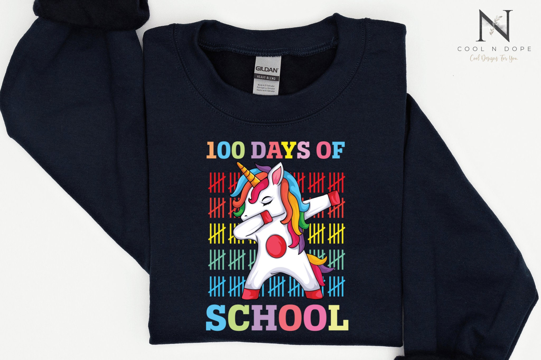 100 Days Svg 100th Day Of School Svg Unicorn Svg 100 Etsy