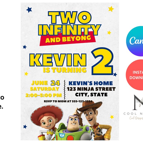 Two Infinity and Beyond Birthday - Etsy