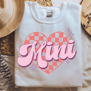 Mama Checkered Heart Png, Mama Mini PNG, Matching Designs, Mama Heart ...