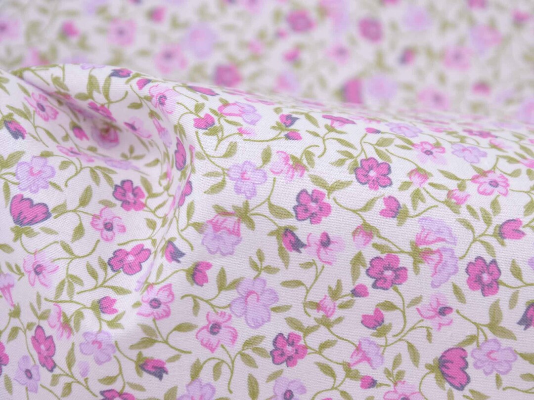 Cotton Fabric Renforcé Mille Fleurs, Flowers by Westfalenstoffe - 150 ...