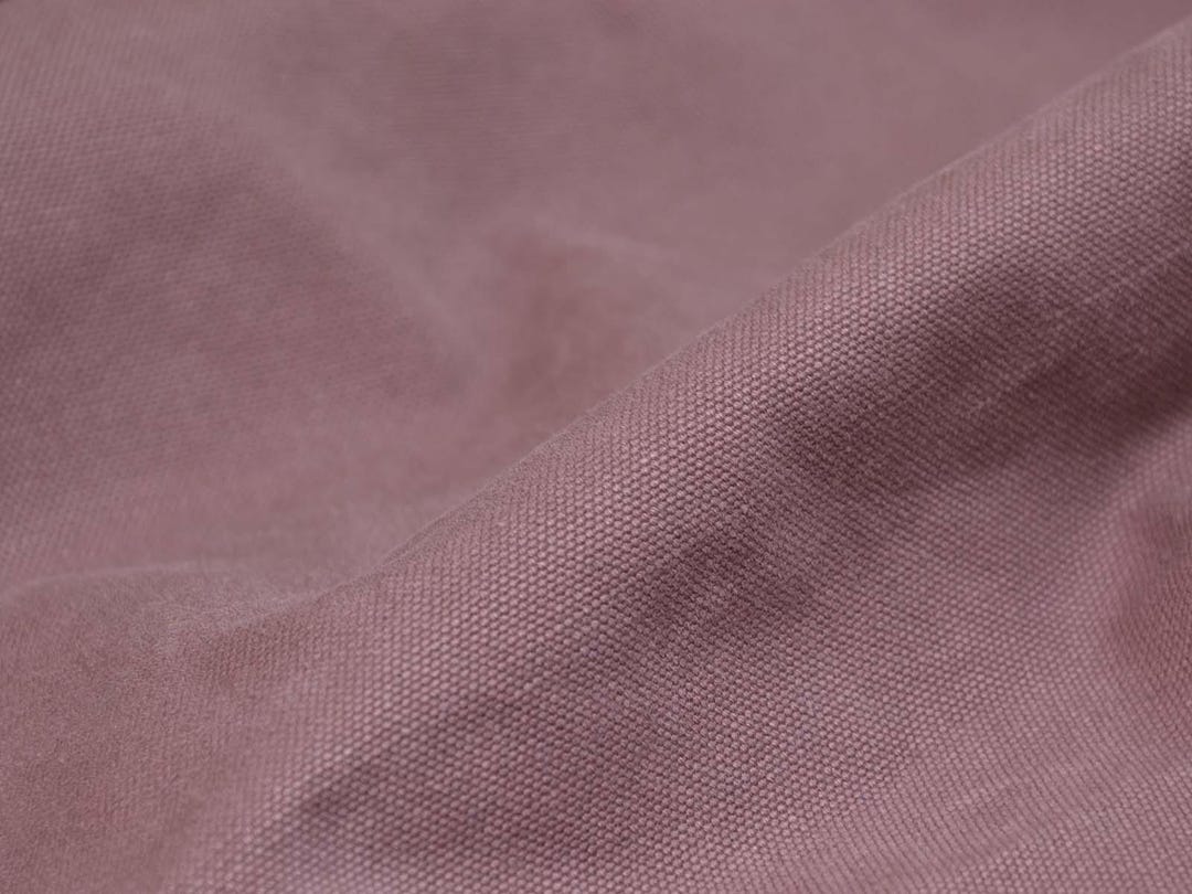 Canvas Heavy Washed by Mind the Maker, Solid Dark Purple - 145 Cm Wide ...