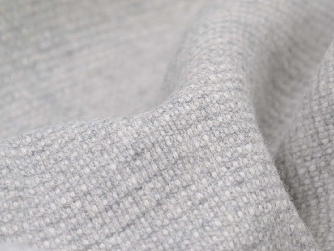 Coat Fabric Made of Wool in Light Grey Mottled, Jackets, Skirts, Coats ...
